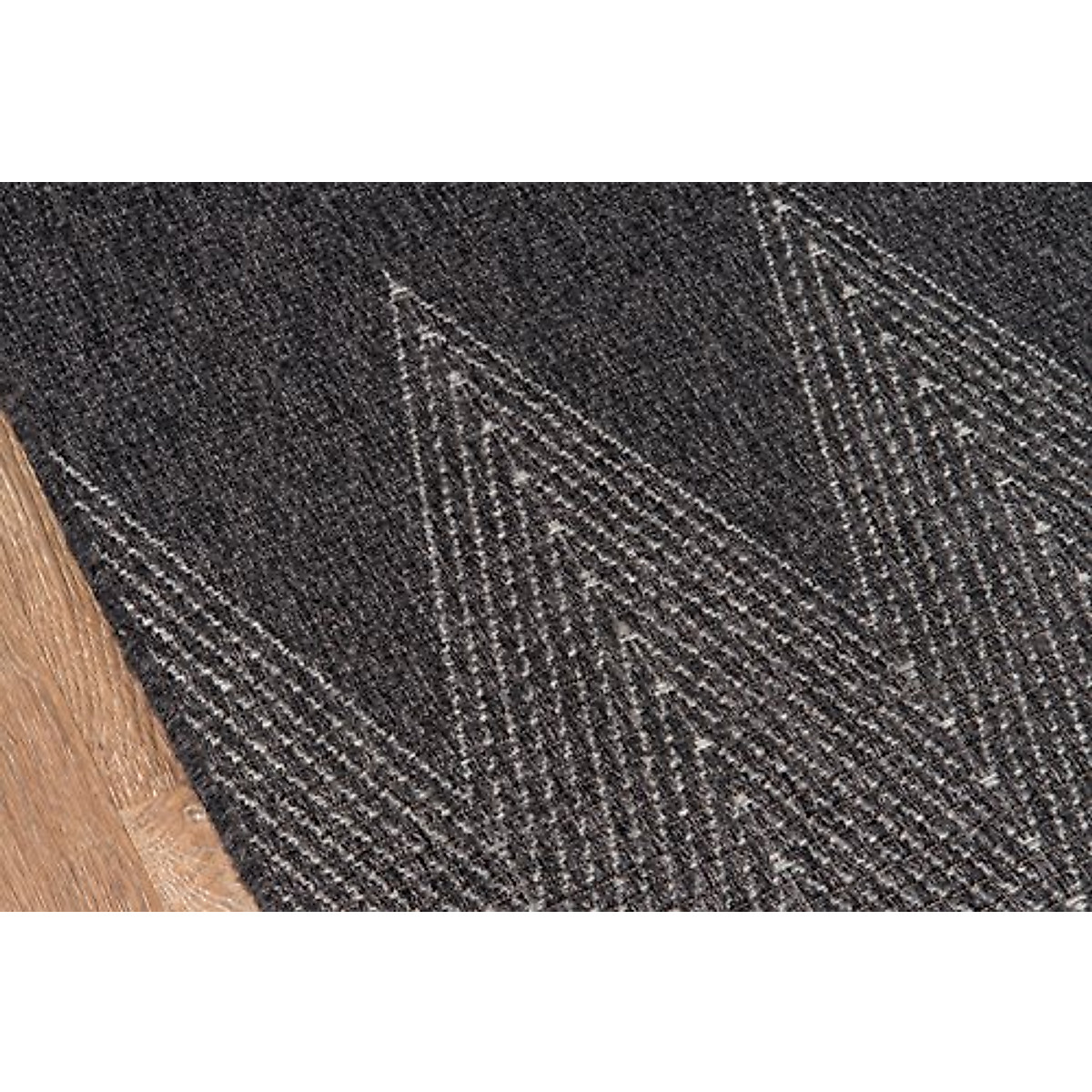 Momeni Rugs Como Contemporary Geometric Indoor Outdoor Area Rug 5'0" x 7'6" Charcoal