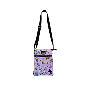 Loungefly Pokemon Eevee Eeveelutions Passport Crossbody Bag LAVENDER NONE