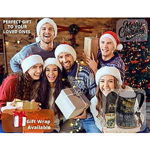 OLDEMPEROR Viking Drinking Horn Mug, 15-20oz| Shot Glass and Bottle Opener| Unique Handmade Viking Spacial Gifts for Men and Women - Food Grade Medieval Style (Fenrir)