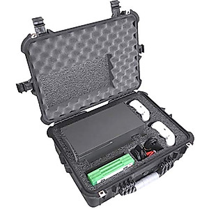 Case Club Carrying Case Fits Xbox Series X or S - Hard Shell Travel Case for Xbox Series X or S Console to Organize Controllers, Games & Accessories. Heavy Duty Waterproof Xbox Travel and Storage Case