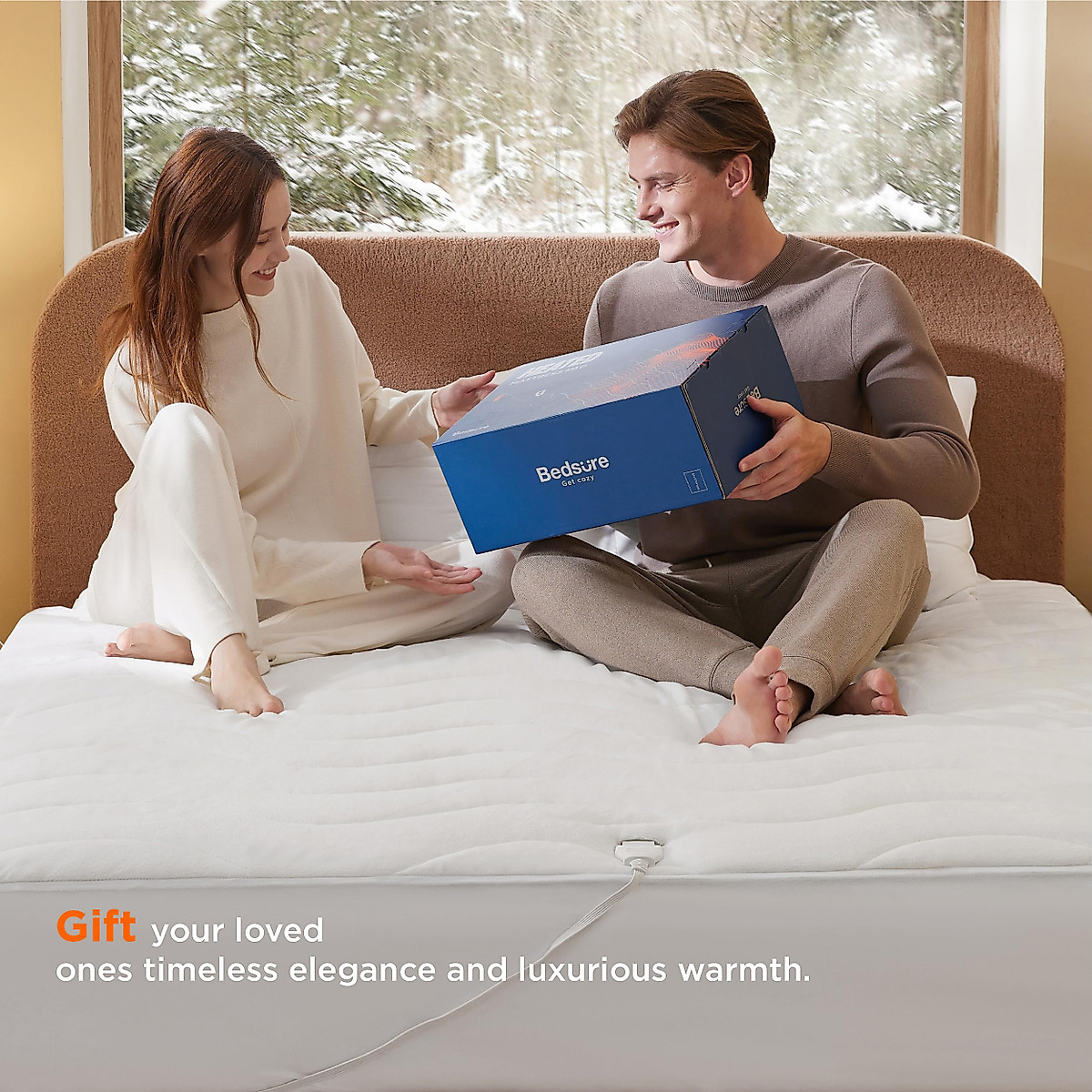 Bedsure Heated Mattress Pad Queen - Bed Warmer with Memory & Preheat Function, 12-Hour Auto Off & 10 Heat Settings with Dual Controller, Fast Heating, Coral Fleece Electric Mattress Pad Queen, 60"x80"