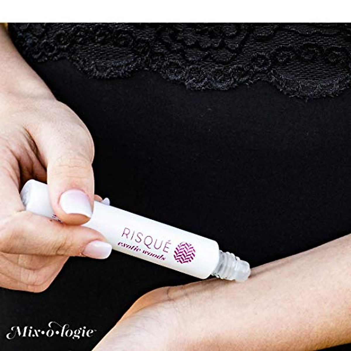 Mixologie Risque' (exotic woods) Perfume Rollerball 5 mL - Roll-On Perfume for Women