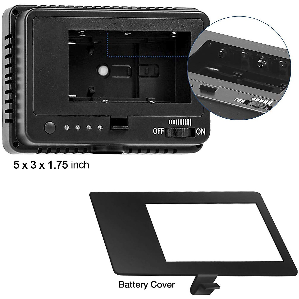 Julius Studio [2 Pack] 216 LED Camera Light Kits, Ultra High Power 216 LED Video Light Panel DSLR Camcorder LED Video Light, 29.8" Tall Photography Mini Light Stands, Mini Ball Head Adapters, JGG2287