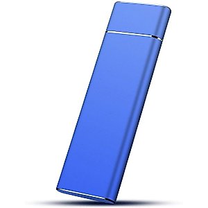 fkjiiarx, External Hard Drive 2TB, Portable Hard Drive External for PC, Laptop and Mac(2TB,Blue)