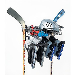 Organized Living Activity Organizer Skate Rack with Basket