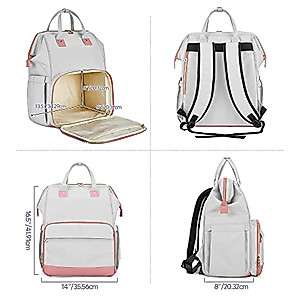 Damero Breast Pump Bag,Carrying Bag Compatible for Spectra S1, S2 and Cooler Bag, Travel Laptop Pump Bag with Pockets for Working Moms