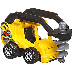 Matchbox Cars 9-Pack of 1:64 Scale Toy Construction Vehicles, Multipack of Realistic Trucks, Collectible Set