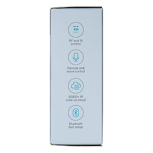 BroadLink IR/RF Smart Home Hub-WiFi IR/RF Blaster for Home Automation, TV, Curtain, Shades Remote, Smart AC Controller, Works with Alexa, Google Assistant, IFTTT (RM4 pro)