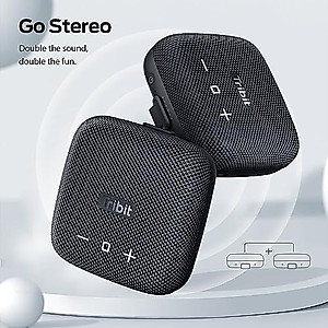 Tribit ThunderBox Micro Portable Bluetooth Bike Speaker for Cycling, Hiking, Mountain, Travel,Sport Speaker, IP67 Waterproof Wireless Speaker