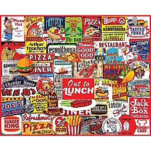 White Mountain Puzzles Out to Lunch, 1000 Pieces Jigsaw Puzzle