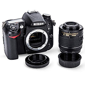 Rear Lens Cap & Body Cap Cover for Nikon F Mount Camera D3500 D3400 D3300 D3200 D3100 D3000 D7500 D7200 D7100 D5600 D5500 D5300 D5200 D5100 D5000 D780 D850 D810A D810 D750 D6 D5 D4s D4-3 Packs