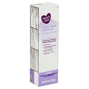 Parent's Choice Maximum Strength Diaper Rash Ointment, 4 oz, White