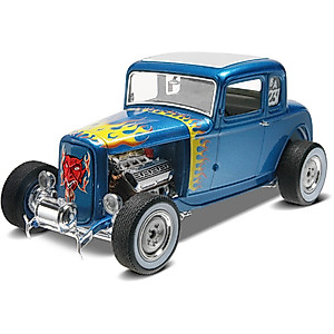 Revell 1/25 '32 Ford 5 Window Coupe 2' n 1 Blue