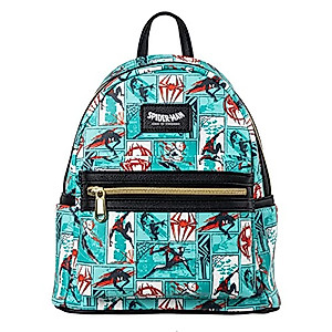 Loungefly Marvel Spider-Man: Across the Spider-Verse Exclusive Comic Strip Mini-Backpack