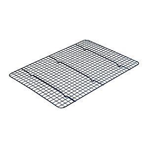 Chicago Metallic Professional Non-Stick Cooling Rack, 16.75-Inch-by-11.75-Inch, Black