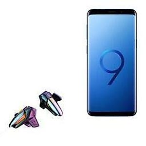 BoxWave Gaming Gear Compatible with Samsung Galaxy S9 (Gaming Gear by BoxWave) - Touchscreen QuickTrigger, Trigger Buttons Quick Gaming Mobile FPS for Samsung Galaxy S9 - Jet Black
