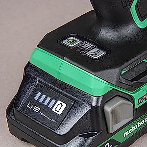 Metabo HPT 18V MultiVolt™ Cordless Triple Hammer BOLT Impact Driver Set, Power Impact Driver Kit with Case, 2 Lithium-Ion Batteries and Charger, 1/4-Inch Chuck, Compact LightWeight Power Tool, WH18DC