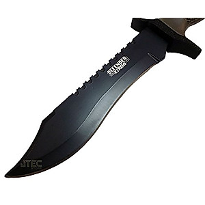 Tactical Bowie Survival Hunting Knife 12 Inch Military Combat Fixed Blade Jvr57