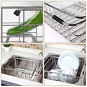 Grevosea 60 Pieces Rubber Feet for Sink Grid Kitchen Sink Rack Feet Quality Durable Kitchen Sink Rack Rubber Feet Black Grid Protector Replacement for Kitchen Sink Grid