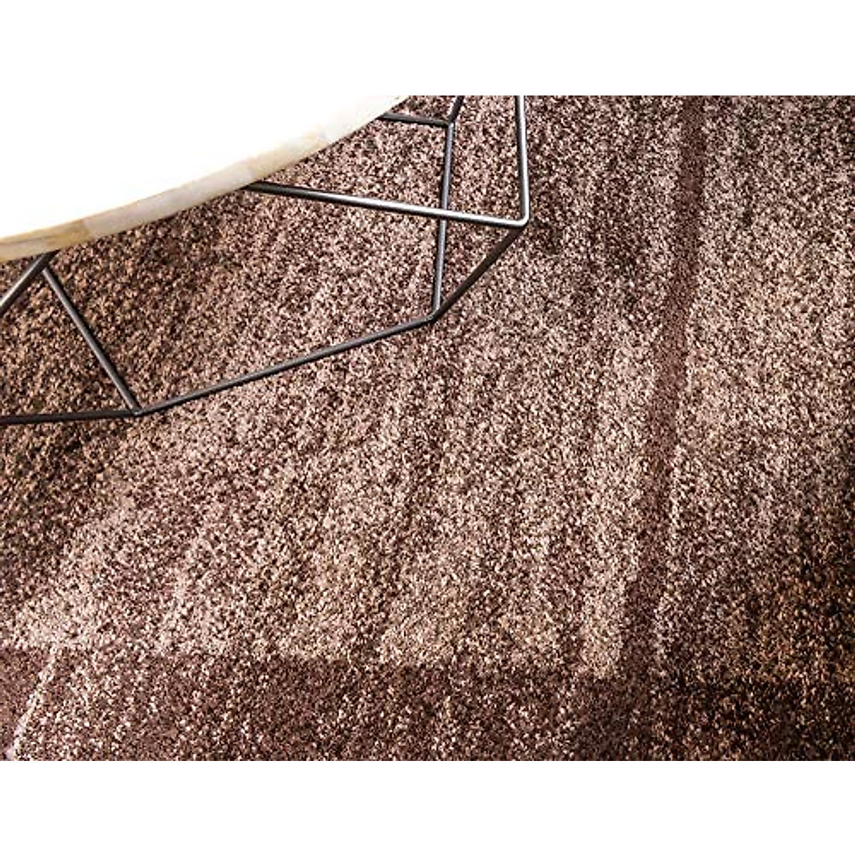 Unique Loom Autumn Collection Modern Contemporary Casual Abstract Area Rug, Rectangular 9' 0 x 12' 0, Brown/Beige Border