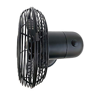 HUNTER Personal Retro USB Fan, 5" inch, Matte Black