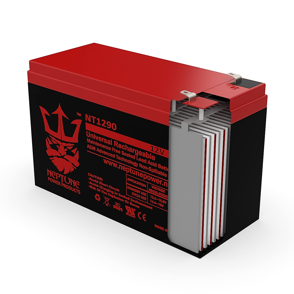 Neptune Power Replacement Battery for Vapor X24 12V 9Ah SLA Replacement Electric Scooter Battery - 2 Pack…