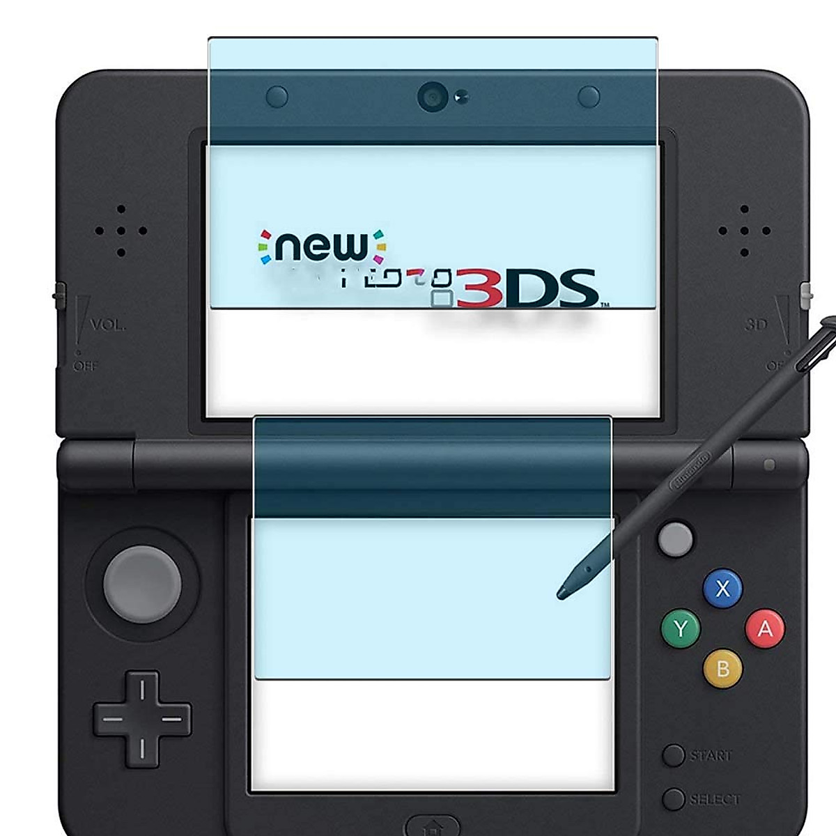 Puccy 2 Pack Anti Blue Light Screen Protector Film, compatible with Nintendo NEW 3DS TPU Guard （ Not Tempered Glass Protectors ）