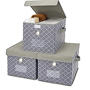 GRANNY SAYS Bundle of 3-Pack Storage Cubes for Closet & 3-Pack Storage Cubes for Organizing