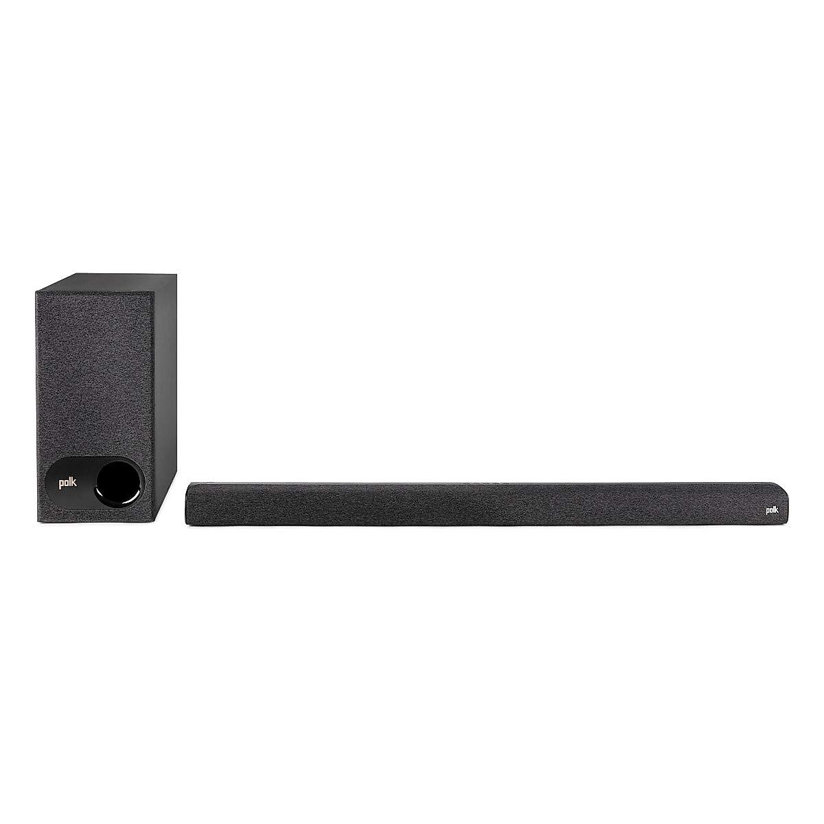 Polk Audio Signa S3 Ultra-Slim TV Sound Bar and Wireless Subwoofer with Built-in Chromecast | Compatible with 8K, 4K & HD TVs | Wi-Fi, Bluetooth | Works with Google Assistant