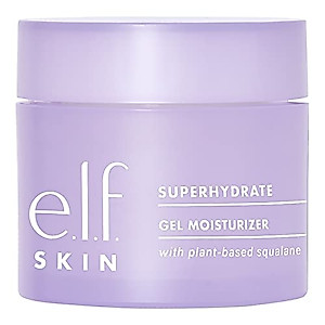 e.l.f., SuperHydrate Moisturiser, Fast-Absorbing, Non-Greasy, Gel Formula, Hydrates, Tones, Clarifies, Protects, Infused with Vitamin E, 1.69 Oz