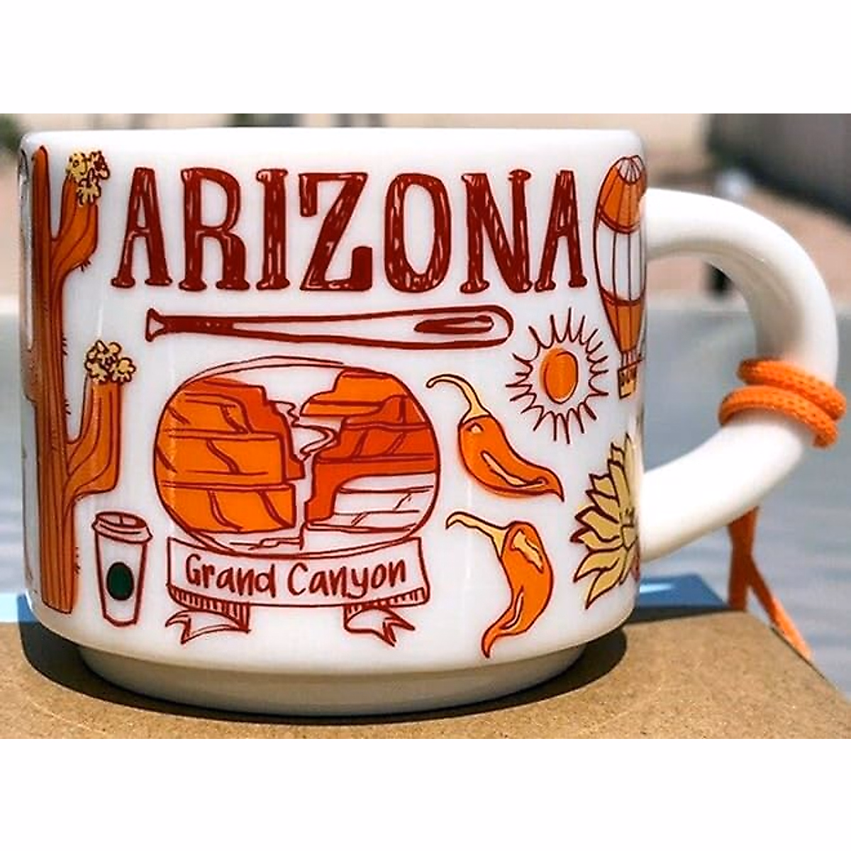 Starbucks NEW Been There Series Arizona Ceramic Coffee Demitasse Esspresso Ornament 2oz