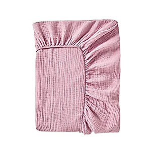 Changing Pad Cover for Baby Girls Boys, Neutral Fitted Muslin Cotton Diaper Changing Pad Sheets, Soft Brethable Changing Table Cover