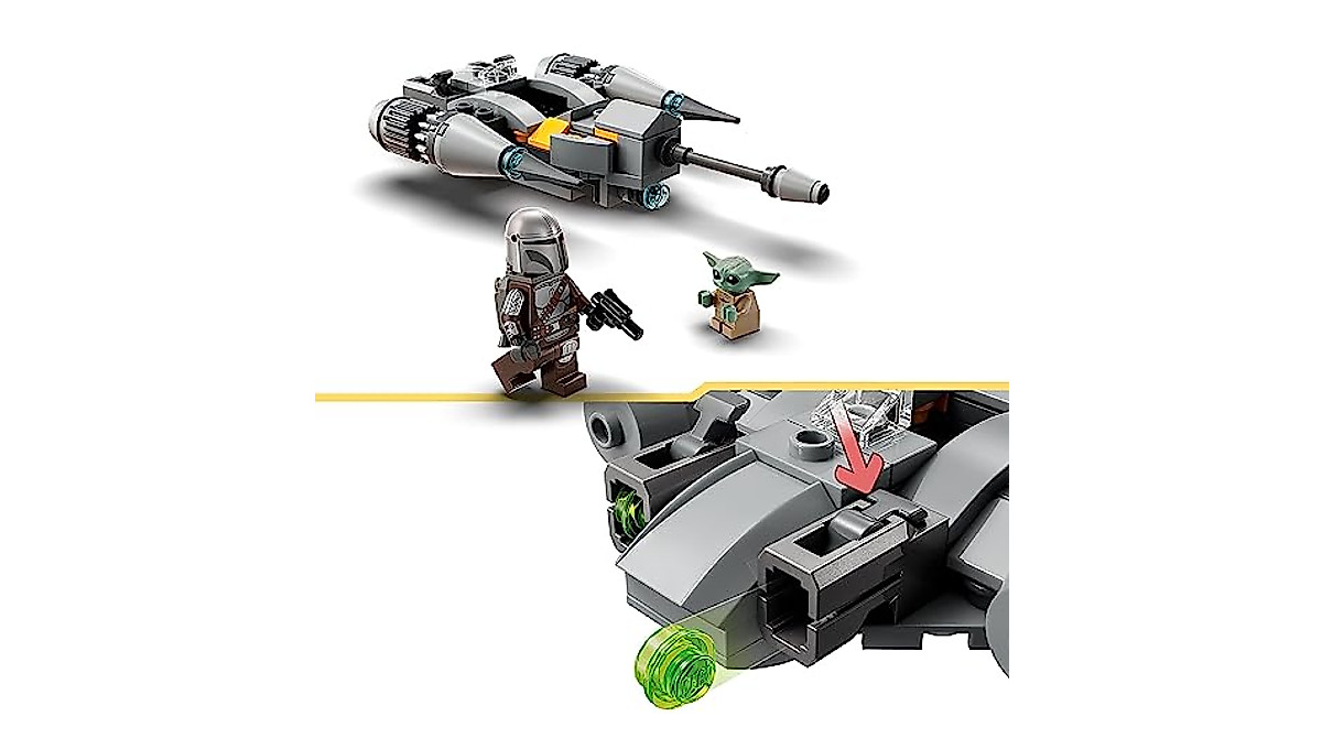 LEGO Star Wars The Mandalorian’s N-1 Starfighter Microfighter, Building ...