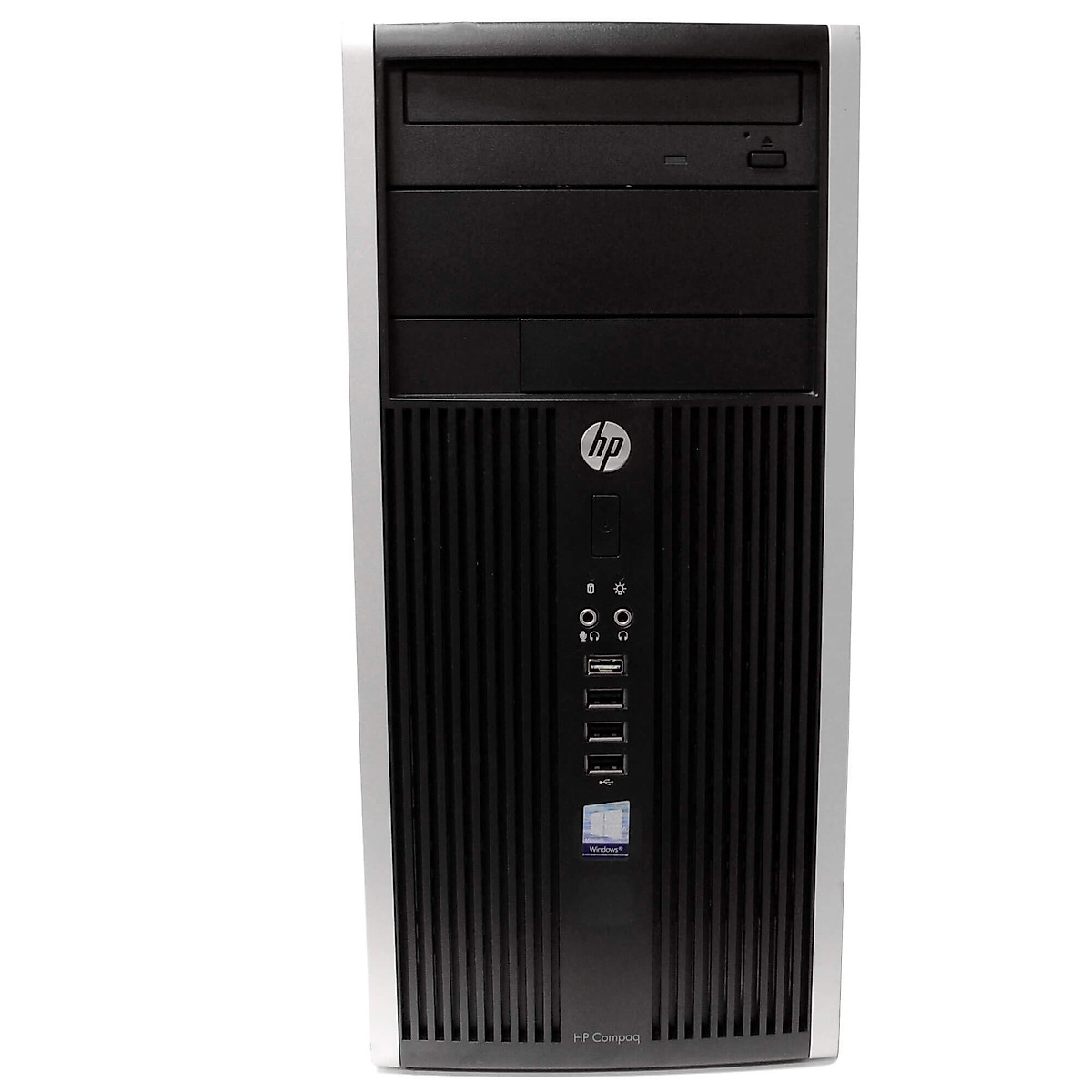 HP 6200 Desktop Tower Computer, Intel Core i7 Quad Core, 8GB RAM, 240GB Solid State Drive, DVD, Wi-Fi, Windows 10 Pro, Periphio Wireless Keyboard and Mouse (Renewed)