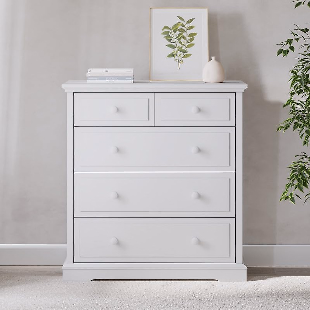 Child Craft Universal Select 4-Drawer Chest, Matte White