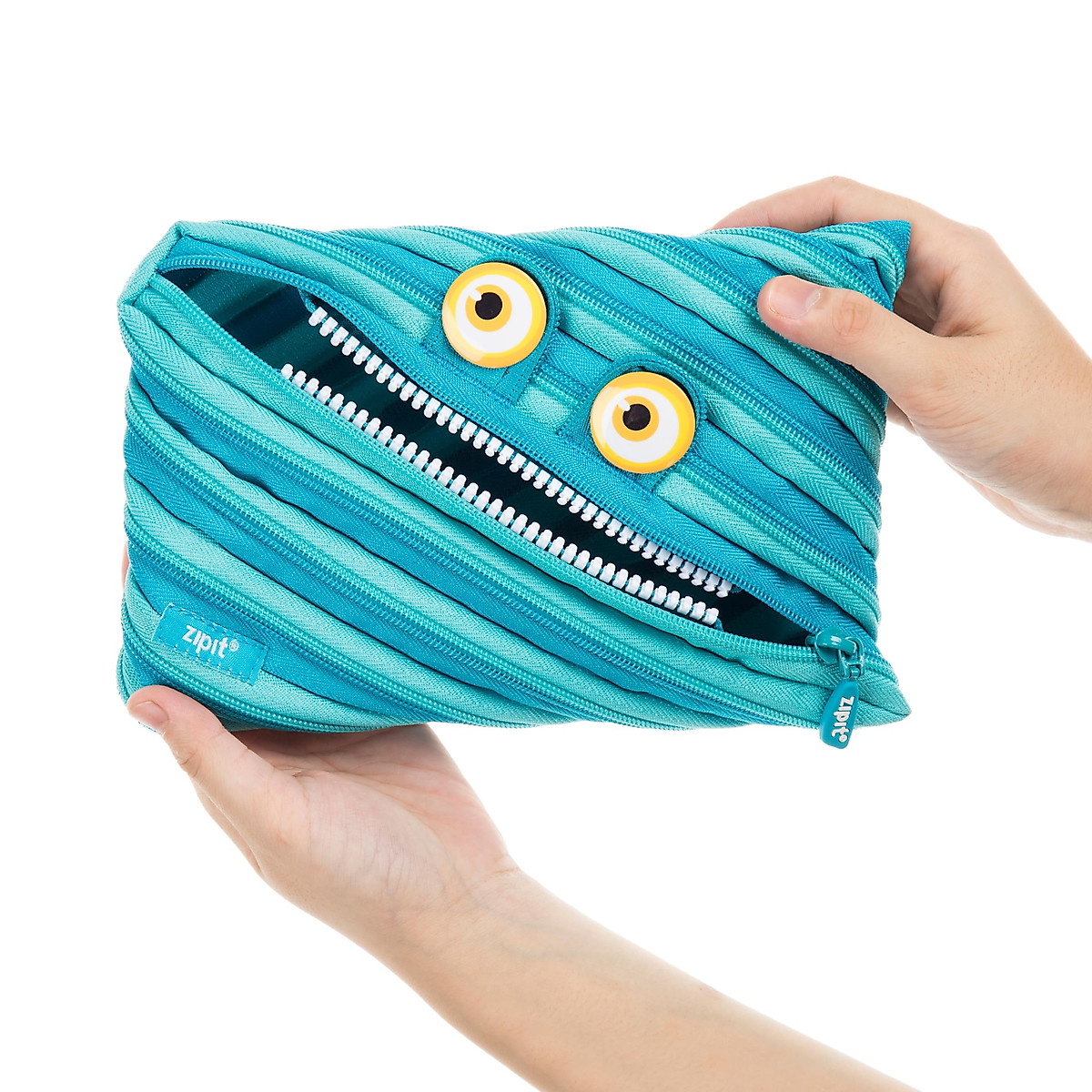 ZIPIT Jumbo Pencil Case, Blue, Jumbo Pencil Case