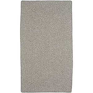 Candor Green 4' 0" X 6' 0" Concentric Rectangle Braided Rug