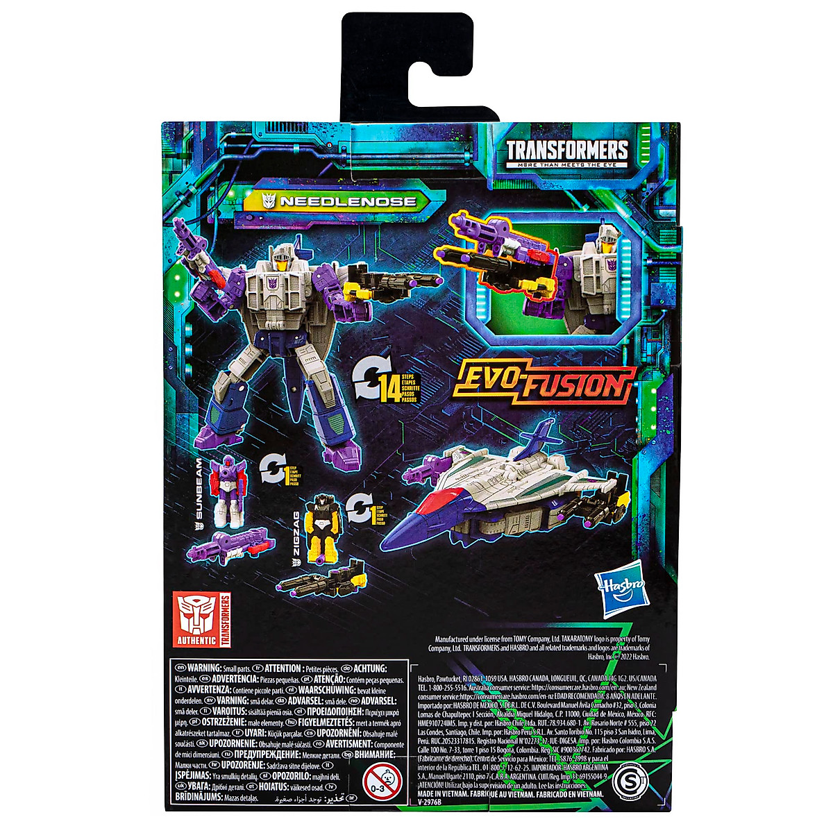 Transformers Toys Legacy Evolution Deluxe Needlenose Toy with 2 Targetmaster Toys, 5.5-inch, Action Figure for Boys and Girls Ages 8 and Up