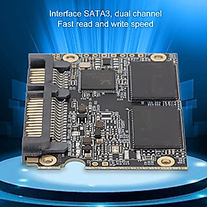 Dpofirs 2.5inch Dual Channel SATA SSD, SATA3 Internal Solid State Drive for Desktop Laptop 450‑500M/S(256G)