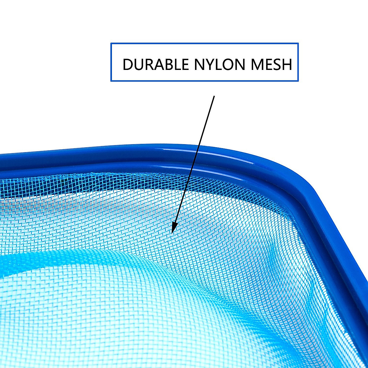 Leaf Skimmer Net Swinging Pool Skimmer Above Ground Pool Maintenance - Fine Mesh Net - for Cleaning Surface of Swimming Pools, Hot Tubs, Spas and Fountains