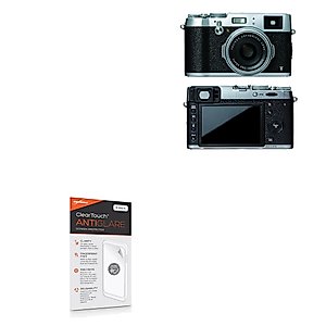 BoxWave Screen Protector Compatible With Fujifilm x100T - ClearTouch Anti-Glare (2-Pack), Anti-Fingerprint Matte Film Skin for Fujifilm x100T, Fujifilm x100T, X100F, X-E2