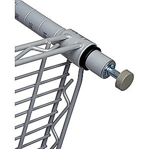 Nexel 18" x 42" x 86", 4 Tier, NSF Listed Adjustable Wire Shelving, Unit Commercial Storage Rack, Silver Epoxy, Leveling feet