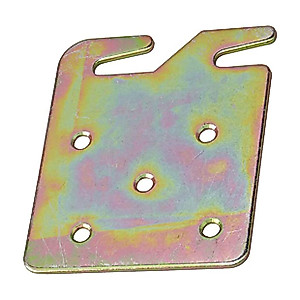 Baluue 2pcs Drop Down Hitch Universal Wood Bed Rail Hook Bed Rail Brackets Hook Bed Modification Plate Universal Wood Replacement Peg Hooks Hitch Shackle Bed Rail Plates Thicken Bed Hinge