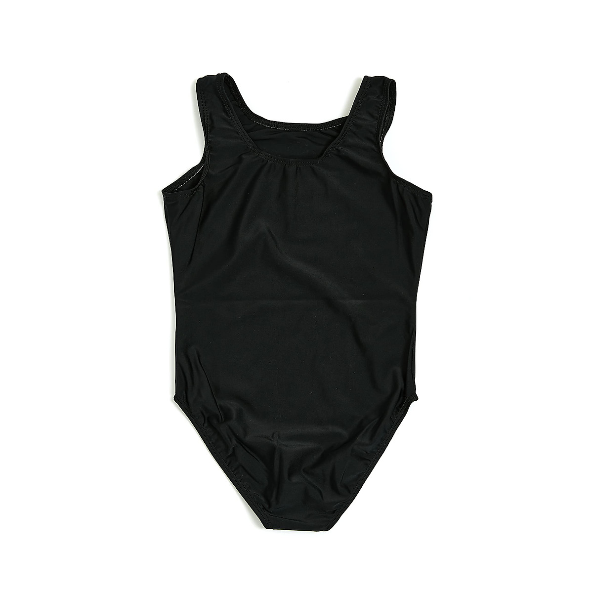 Destira Gymnastics Leotard for Girls, Crystal Ribcage Black Skeleton Halloween Costume, Child Medium (8)