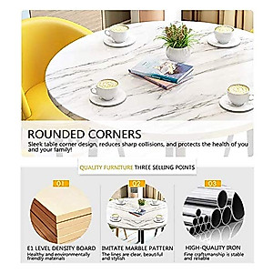 IWQHQXR Office Conference Table, Home Table and Chair Set Modern Simple Leisure Wooden Round Table Living Room Study Bedroom Balcony Kitchen Dining Table (Color : Light Gray) (Color : Powder)