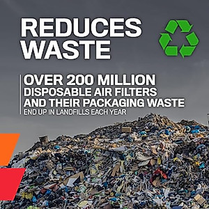 K&N Engine Air Filter: Increase Power & Towing, Washable, Premium, Replacement Air Filter: Compatible with 2003-2009 DODGE (Ram 2500, Ram 3500) E-0776