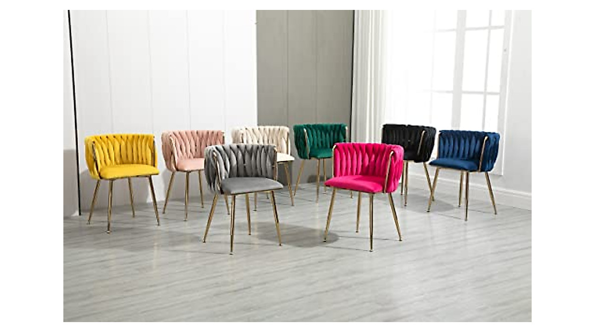 Modern Navy Blue Velvet Dining Chairs Set of 4 | Elegant & Comfortable