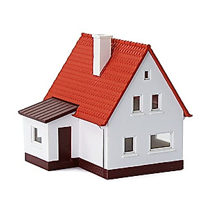 One Set N Scale 1:160 Model Village House Assembled Model Architectural Building Layout JZN03R