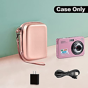 Digital Camera Case Compatible with Yifecial/ for EROOLU/ for VAHOIALD/ for Kaisoon/ for Kodak Pixpro/ for Canon PowerShot ELPH 180 190/ for Sony DSCW800 DSCW830 Kids Cameras for Travel (Box Only)