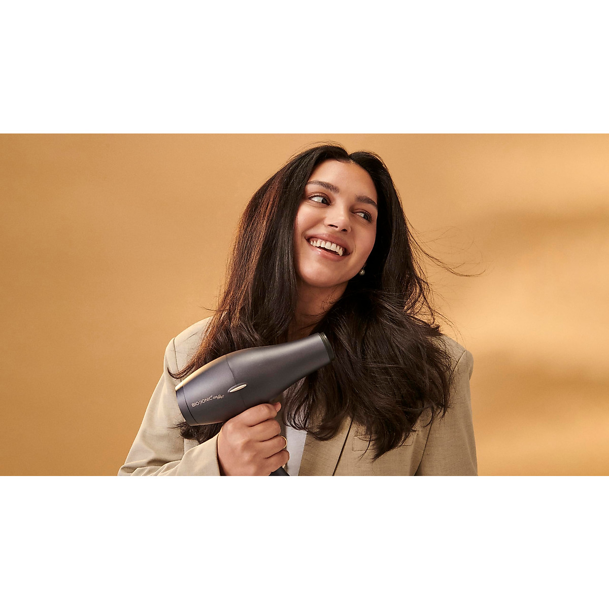 Bio Ionic GoldPro Hair Dryer, Blue, Moisturizing Heat Technology & 24K Gold MX, Ultra-Powerful 1875W AC Motor, Lightweight Blow Dryer with Ergonomic Handle, Multi-Speed Professional Hair Dryer